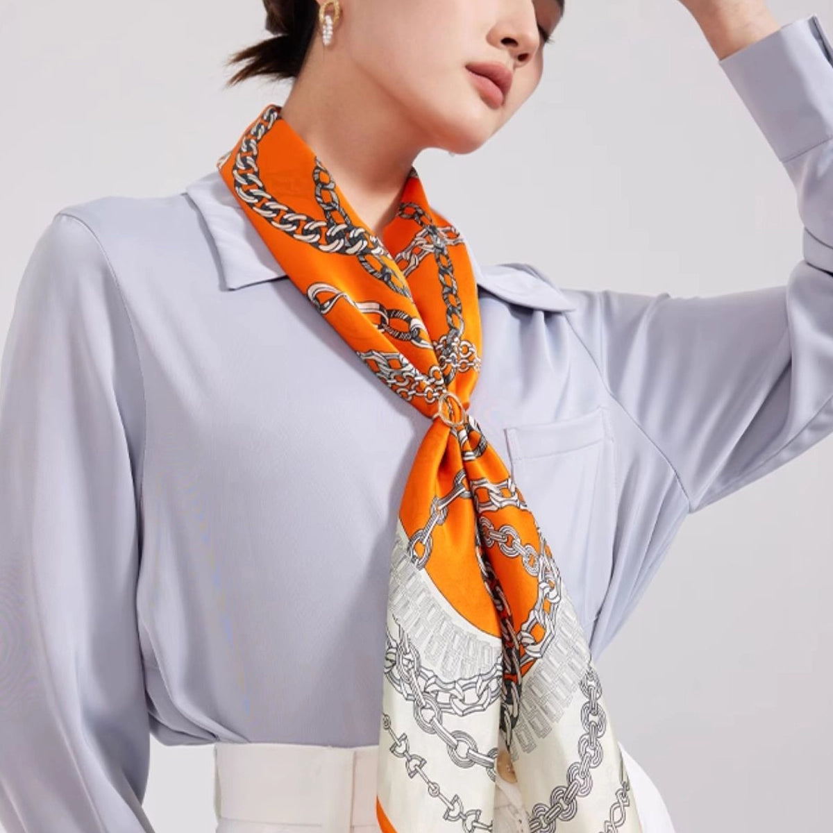 DAISYSILK Chain Scarf Vintage Scarf Scarves Headscarf
