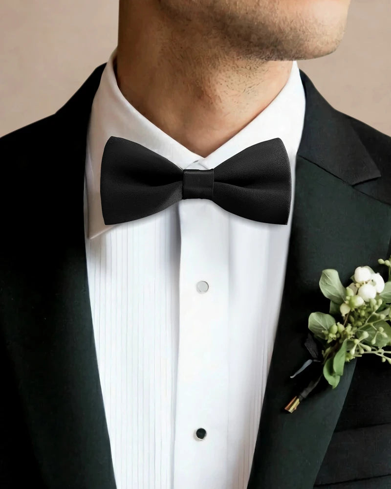 DaisySilk Silk Bow Tie for Men Tuxedo and Wedding Suit Accessory ...