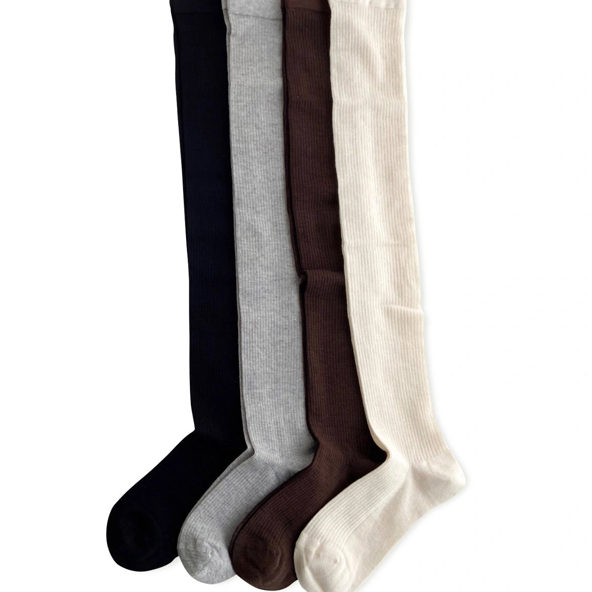 DaisySilk Women Cashmere Modal Blend Ribbed Slouchy Knee High Socks ...