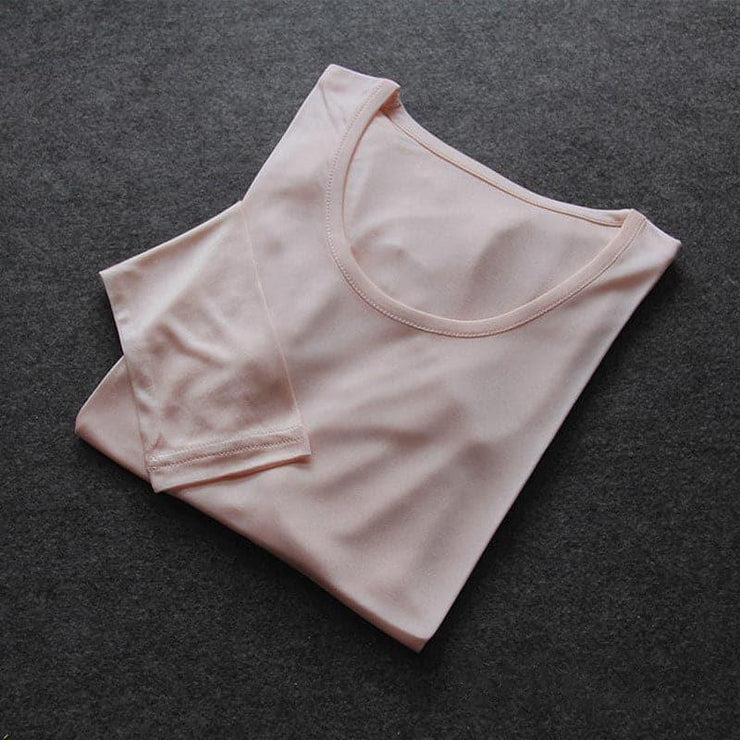 100% Mulberry Silk Long Underwear Set for Women Thermal Suit Silk Long ...