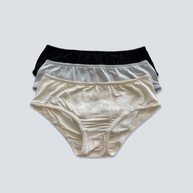 DaisySilk Mid-Rise Silk Briefs – Basic Knit Underwear for Women – DAISYSILK